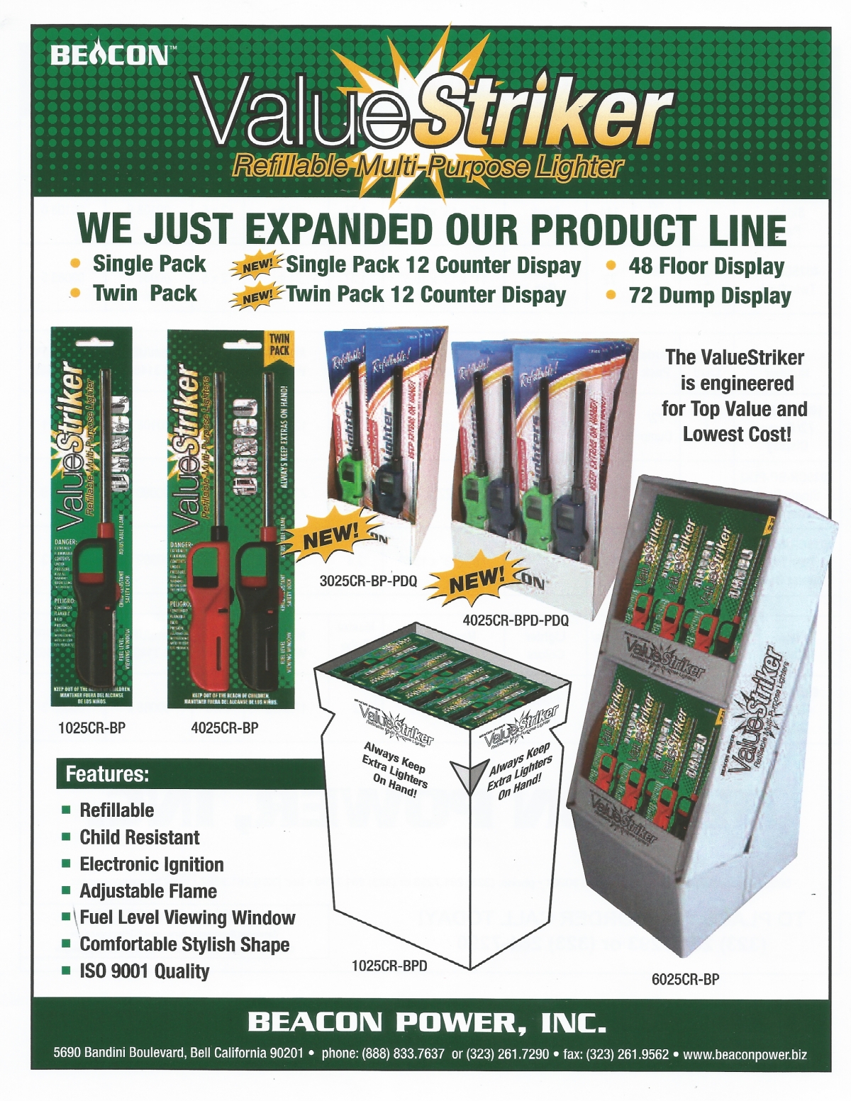 UTILITY LIGHTERS - Beacon Power